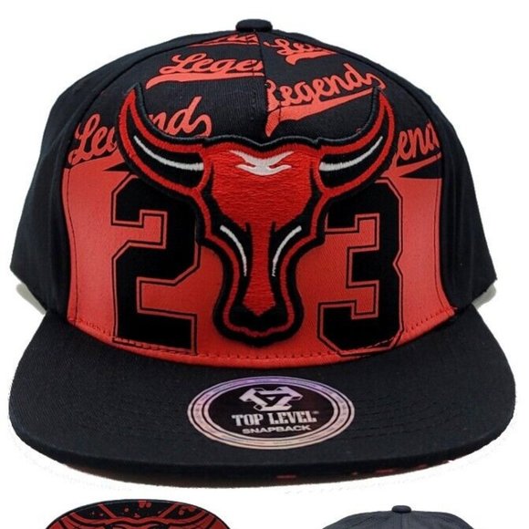 Top Level | Accessories | Chicago Top Level Legend 23 Longhorn Snapback ...